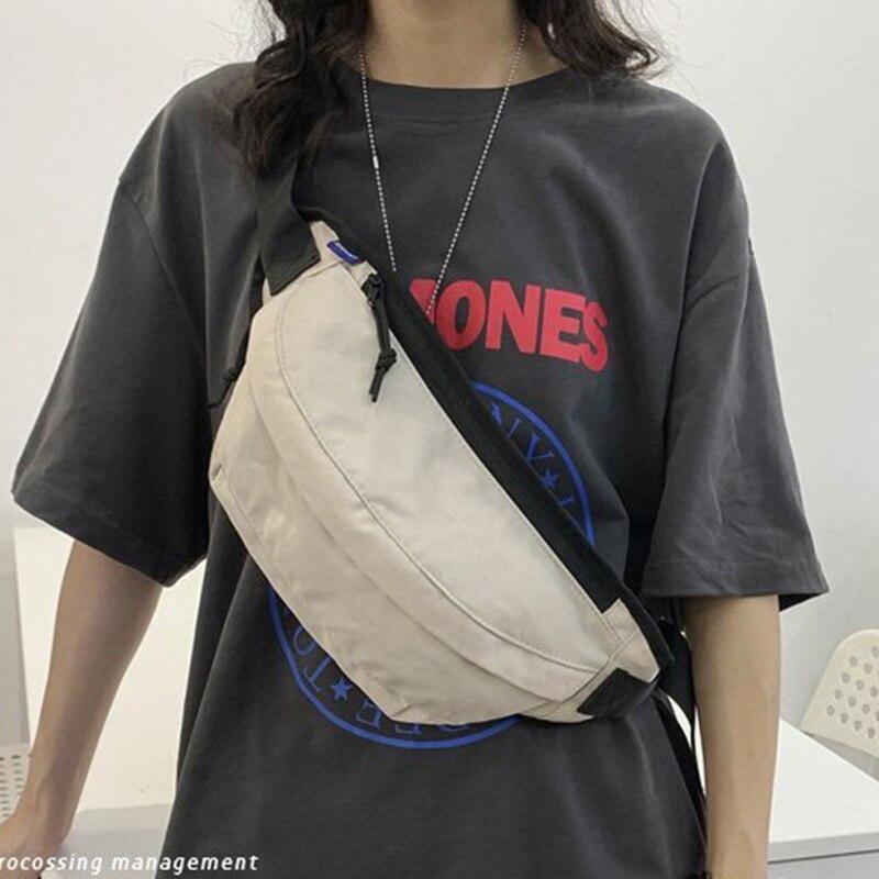 Cheap Nylon Waist Bag Designer Zipper Chest Bags Unisex Sport Travel ...