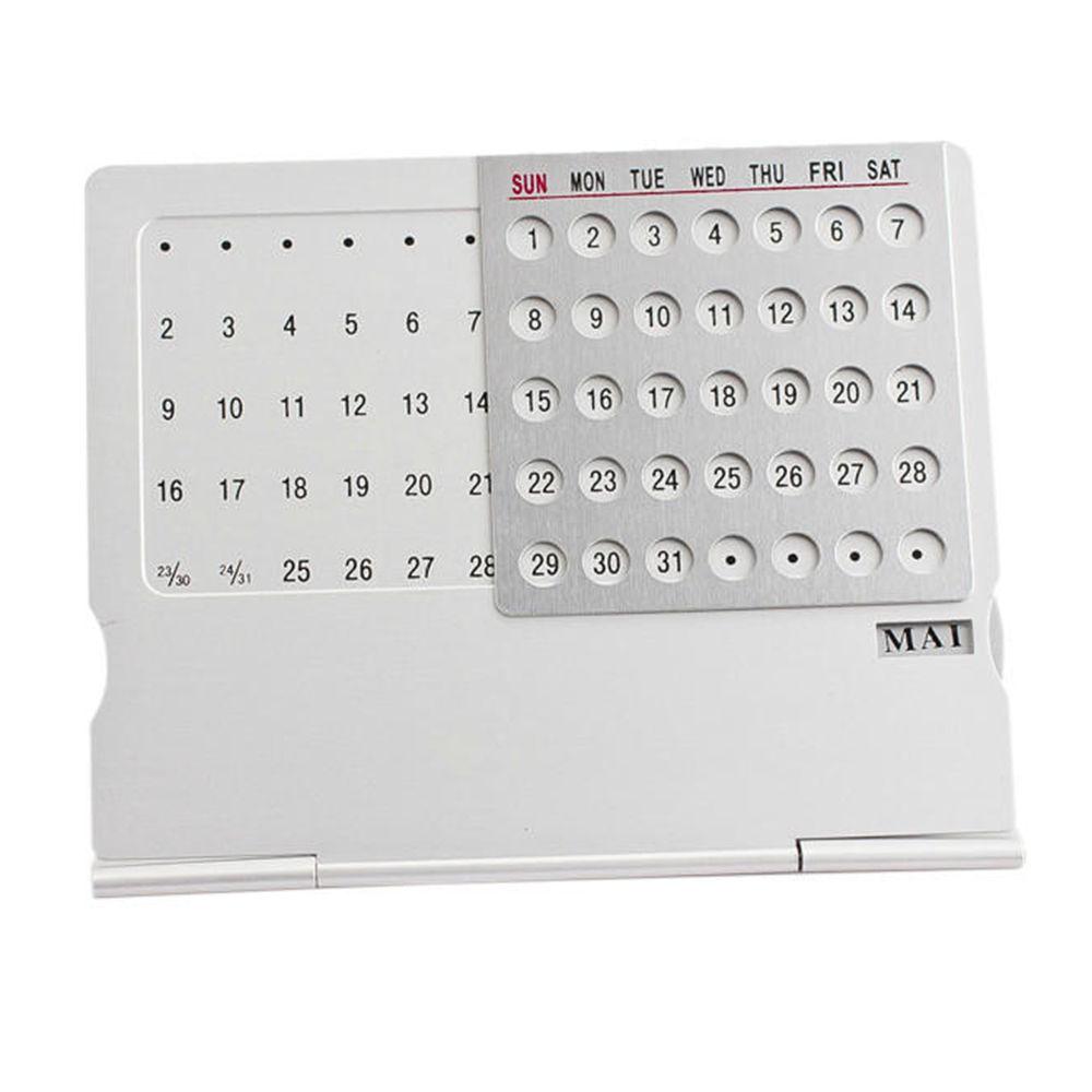 Super Perpetual Unique Adjustable Desk Calendar Office Supplies Hand ...