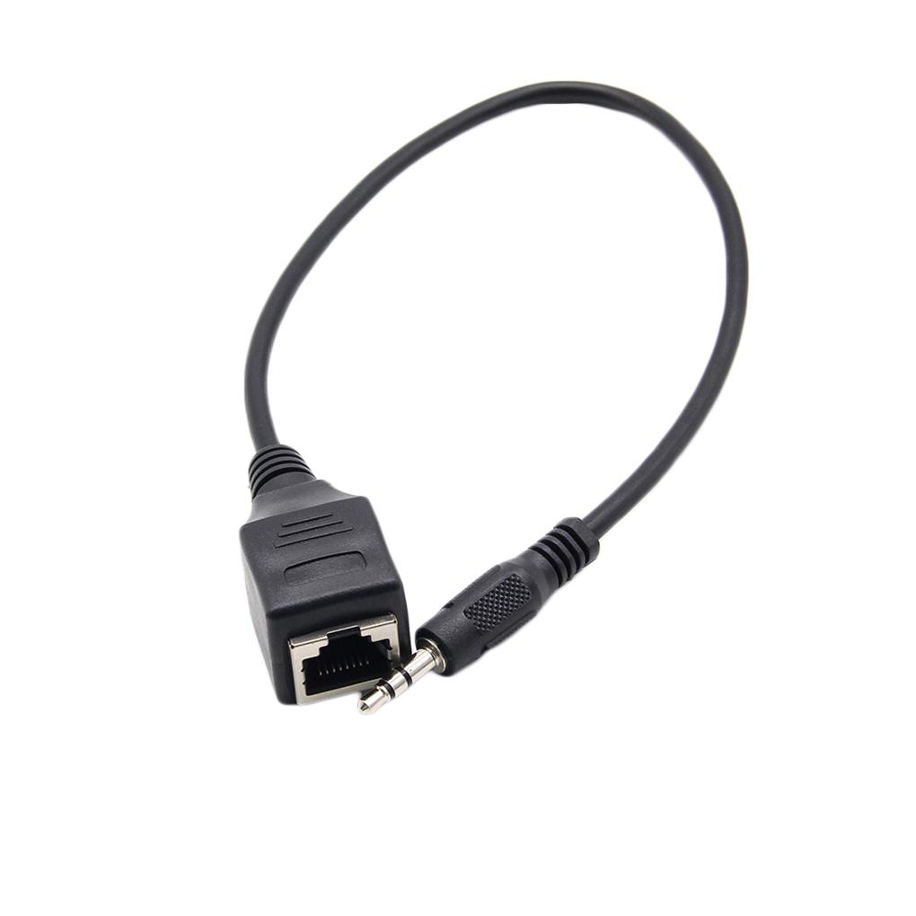 3.5Mm Male To Rj45 Female Ethernet Lan Jack Adapter Cable Touch Control ...