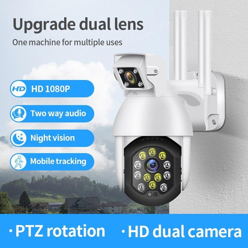 ICam365 APP FHD 5MP IP Kamera CCTV Wifi Dış Mekan Dome PTZ Hareket ...