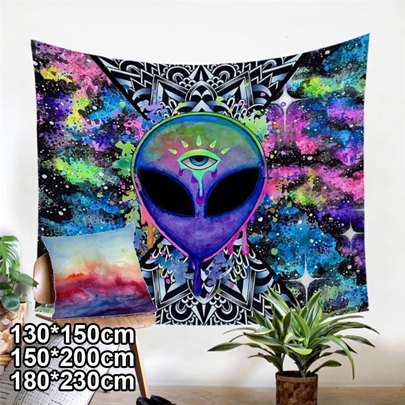 Buy Alien Tapestry Watercolor Wall Carpet Eye Tapestry Wall Hanging ...