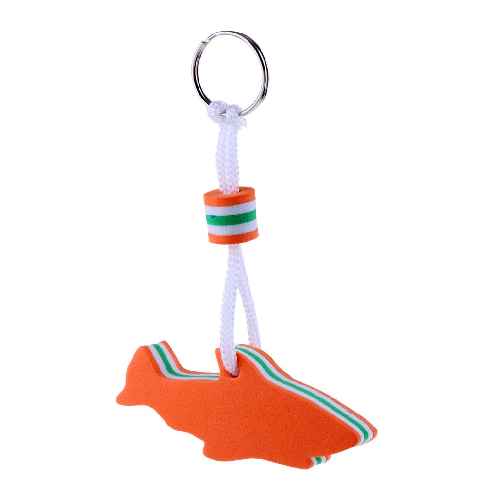 EVA Dolphin Shaped Floating Key Ring Chain for Boat Yacht Sailing ...
