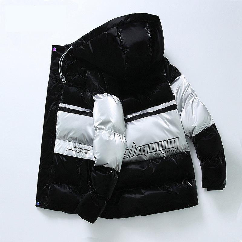 Cheap Winter Fashion Trend Down Jacket Men's Student Warm Thick White ...
