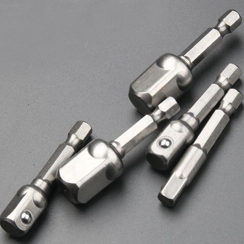 Buy 3Pcs/Sets Hexagonal Shank Square Head Socket Extension Bar Wrench ...