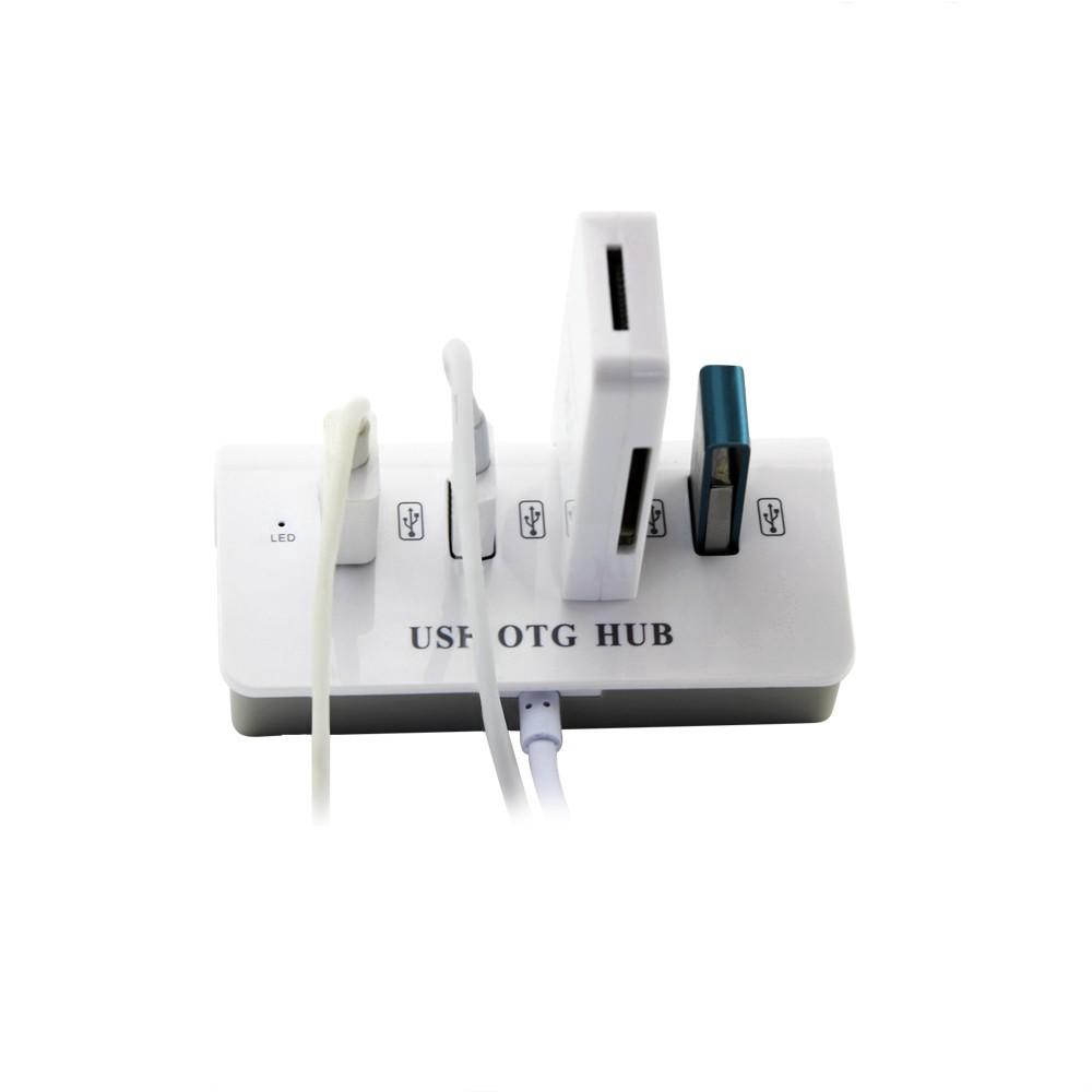Buy USB 3.0 OTG HUB Cable 4 Port Micro USB Extension Splitter Adapter ...