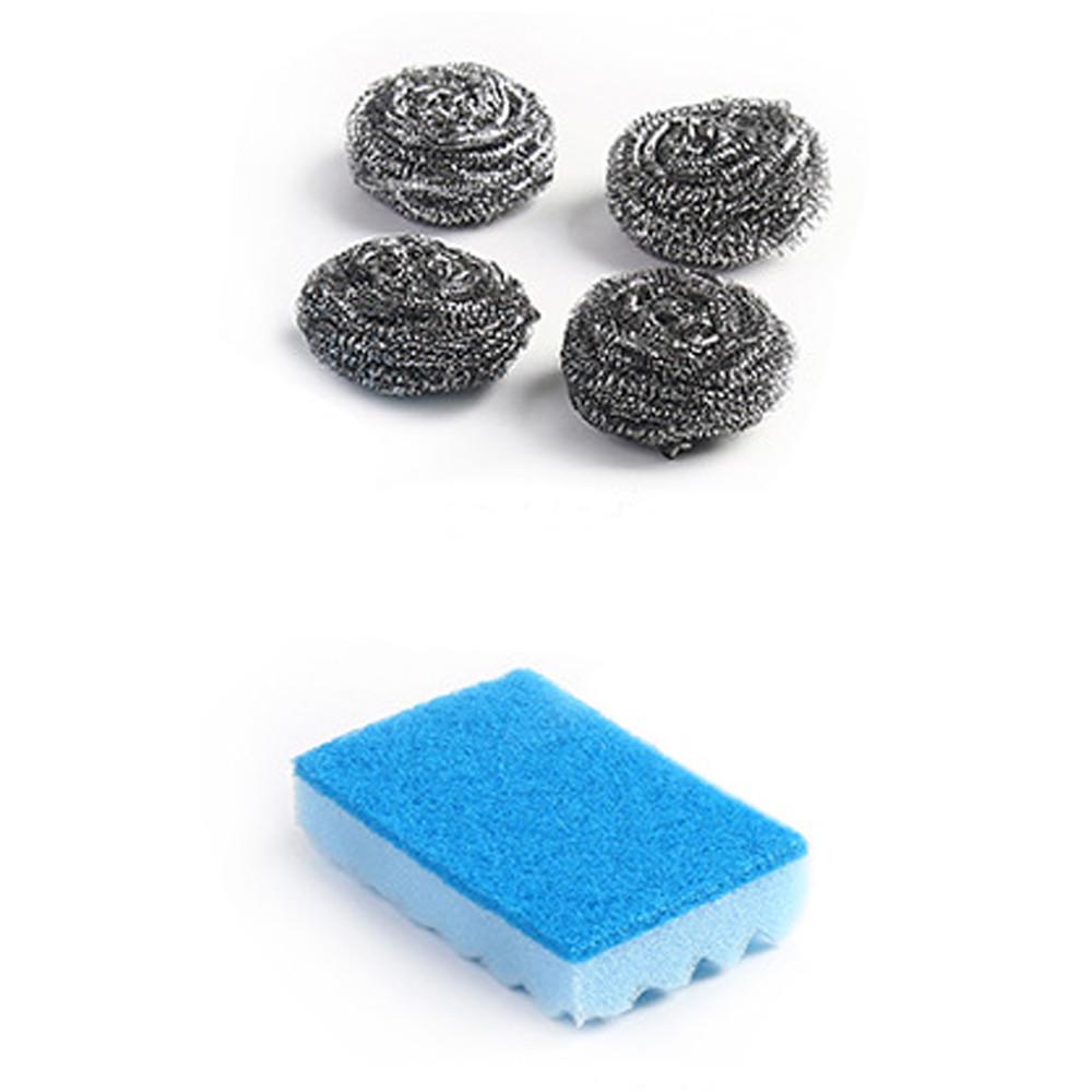 Buy 5pcs Multifunction Kitchen Cleaning Stainless Steel Wire Ball Magic ...