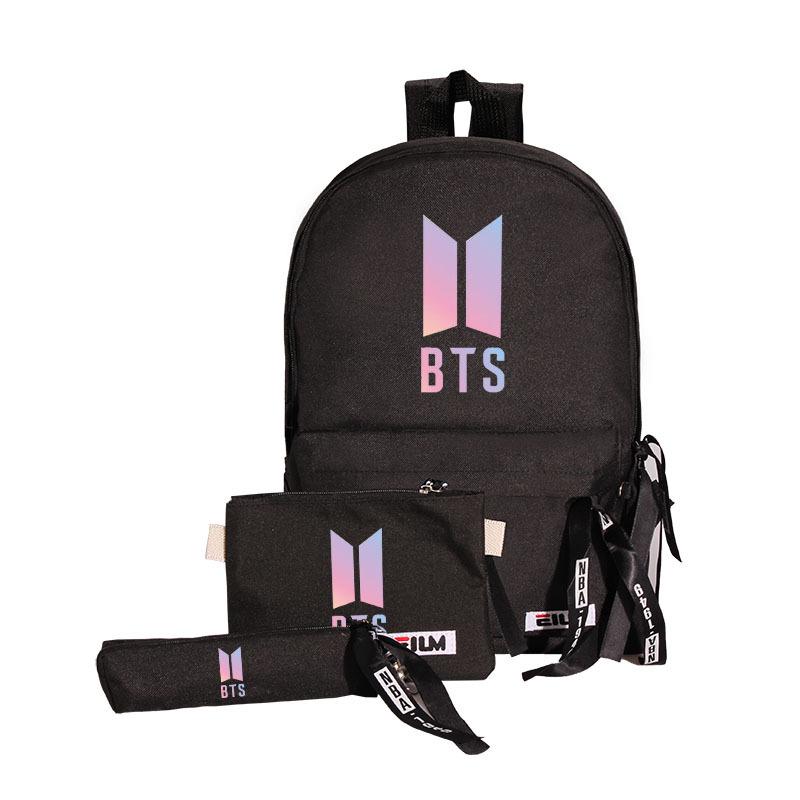 Buy BTS Periphery Schoolbag Bulletproof Youth Regiment Backpack ...