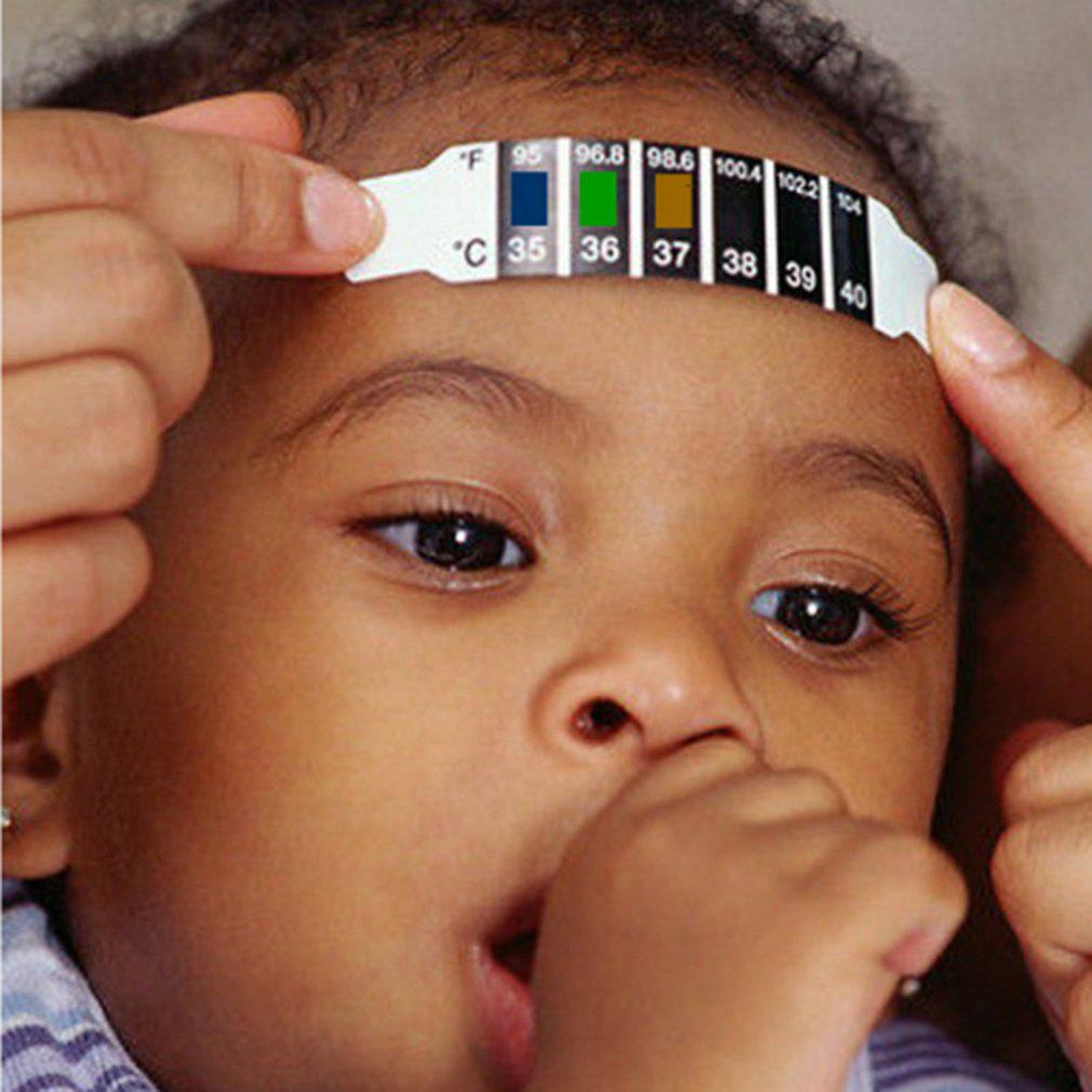 Buy 50pcs Forehead Temperature Sticker 35-40 Degree Fever Detection ...