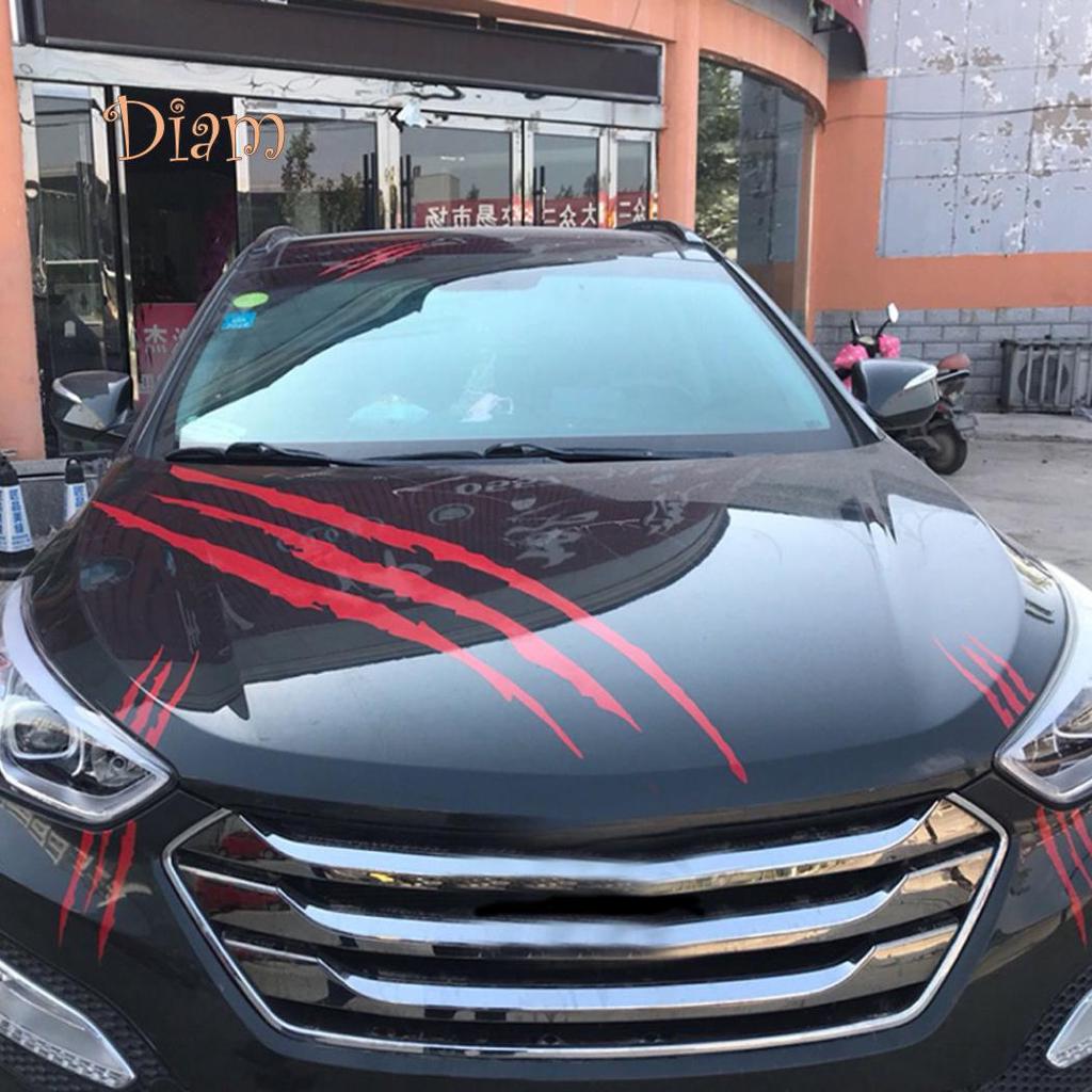 Buy DAG Auto PVC Waterproof Removable Scratch Design Sticker Stripe Car ...
