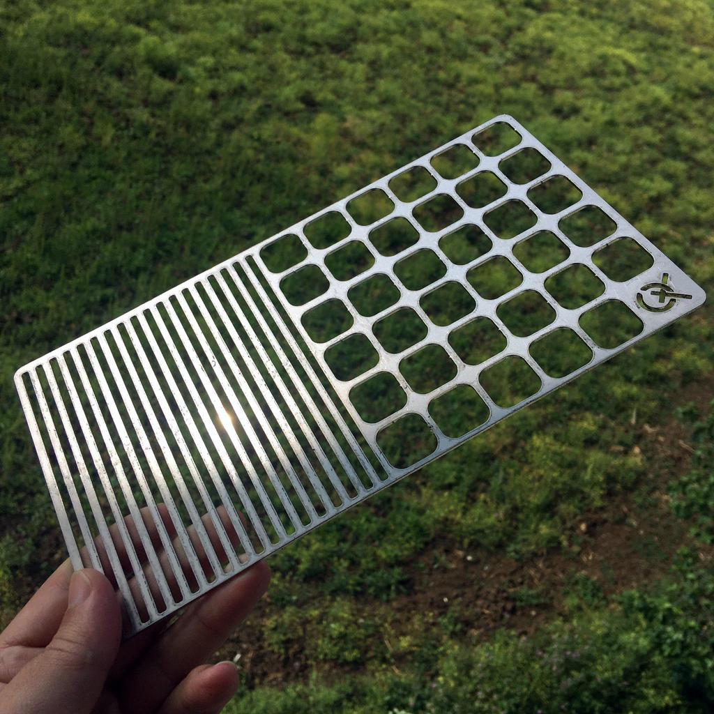 Stainless Steel Rectangle Campfire Grill Mesh BBQ Cooking Grate ...