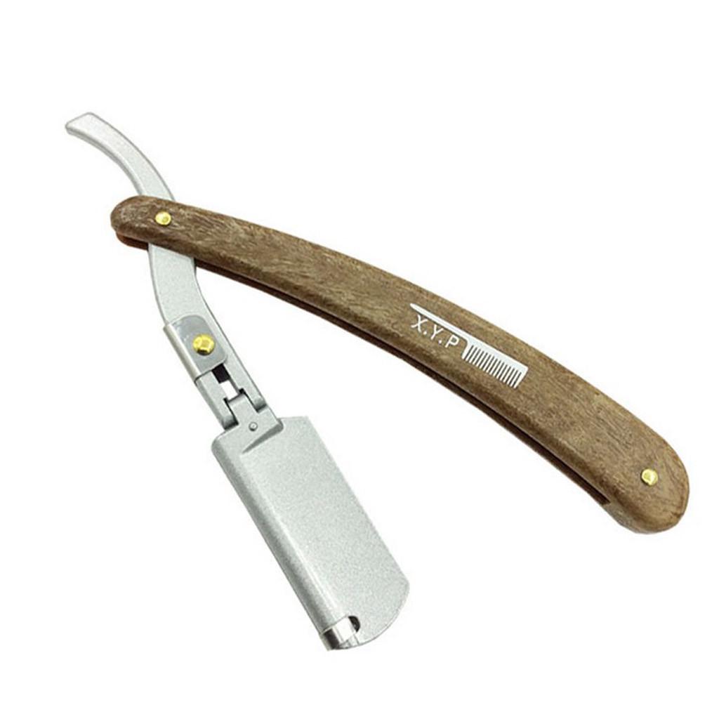 Buy Manual Shaver Folding Straight Razor Stainless Steel Beard Hair at ...