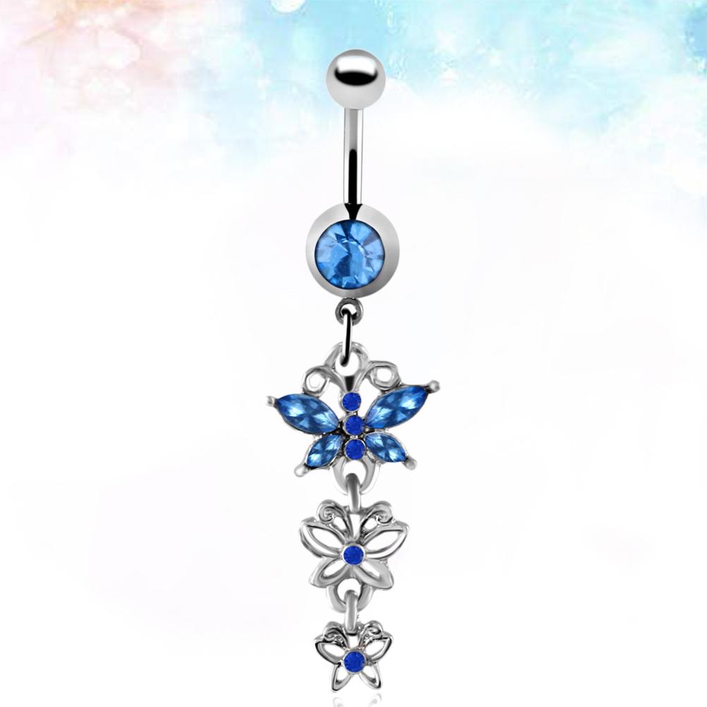 Cheap Belly Button Ring Crystal Navel Piercing Studs Jewelry for Body ...