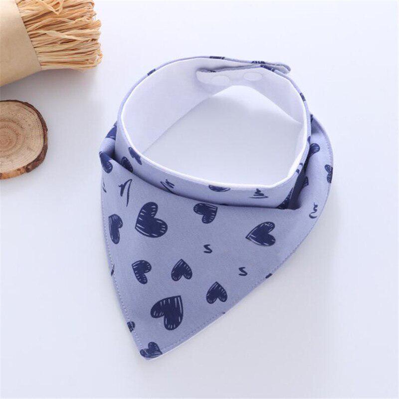 Buy Baby Double Layer Cotton Bibs Children Waterproof Triangle Towel ...
