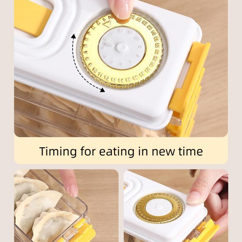 Cheap Sandwiched Dumpling Storage Box Household Food Grade Dumplings ...