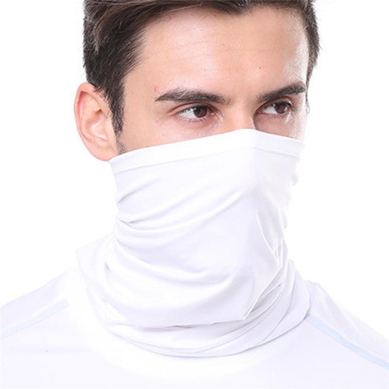 Buy Soft Face Cover Scarf Neck Gaiter Neck Cover Cycling Summer ...