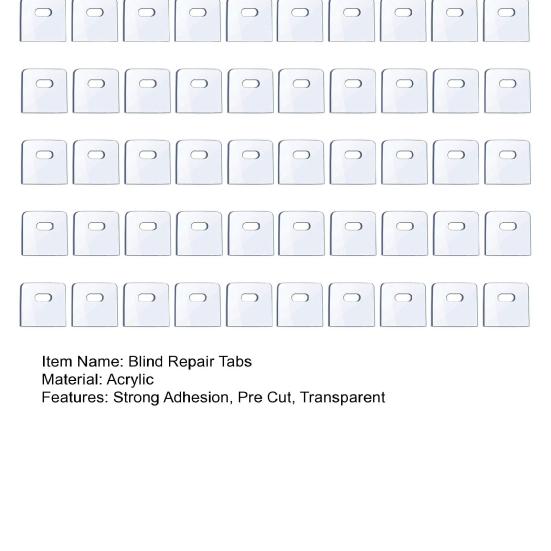 Cheap 25 Set/50 Pieces Blind Repair Tabs Super Sticky Adhesive Easy ...
