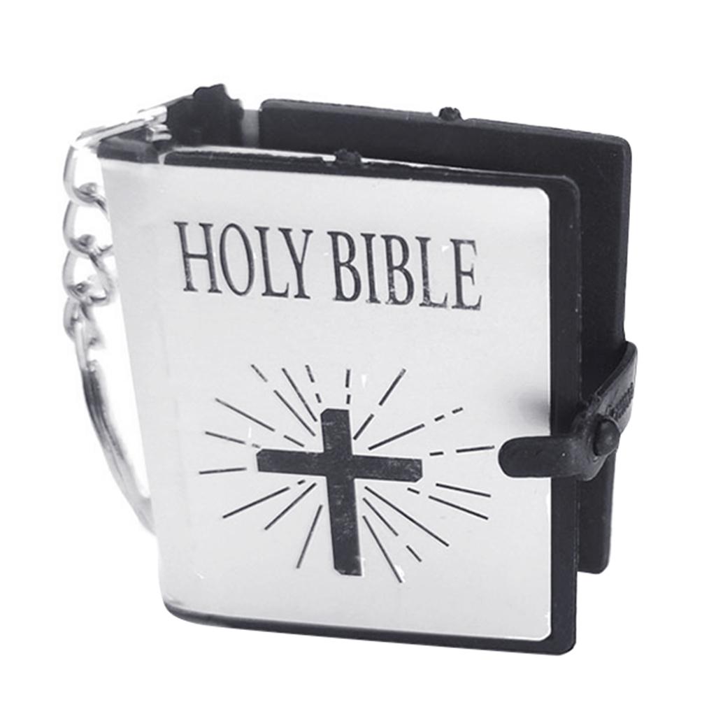 Buy English Version Mini Religious Christian Keychain Mini Book Key ...