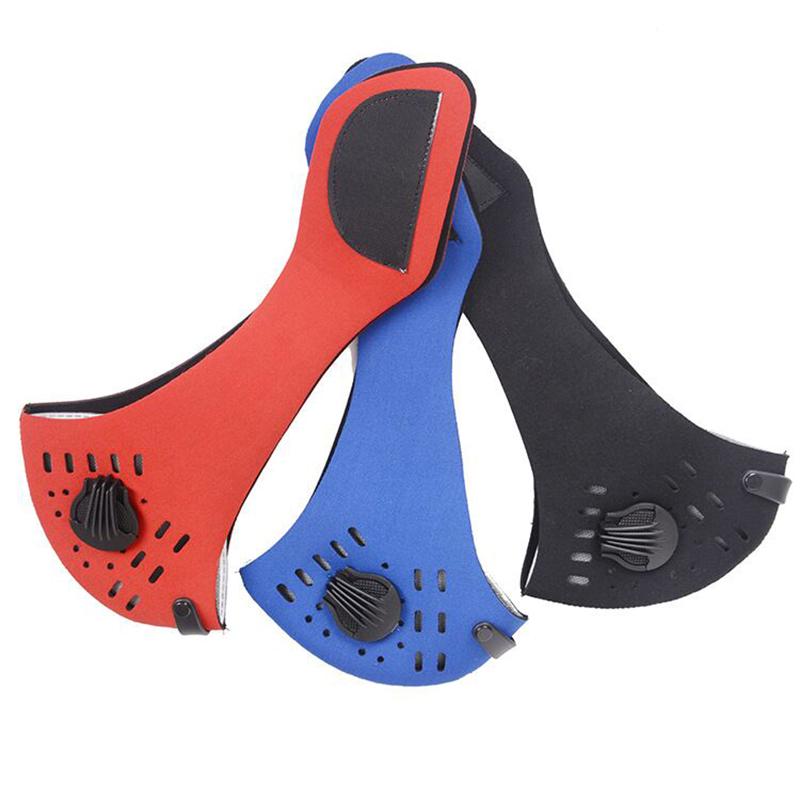 Cycling Anti Dust Face Mask Pm2.5 Mouth Muffle Carbon Filter Neoprene ...