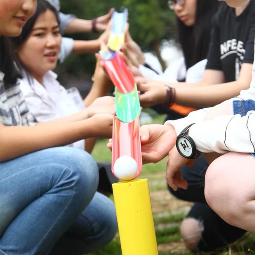 Buy Kids Outdoor Toy Ball and Pipe Relay Race Game Party Favors, 5.5cm ...