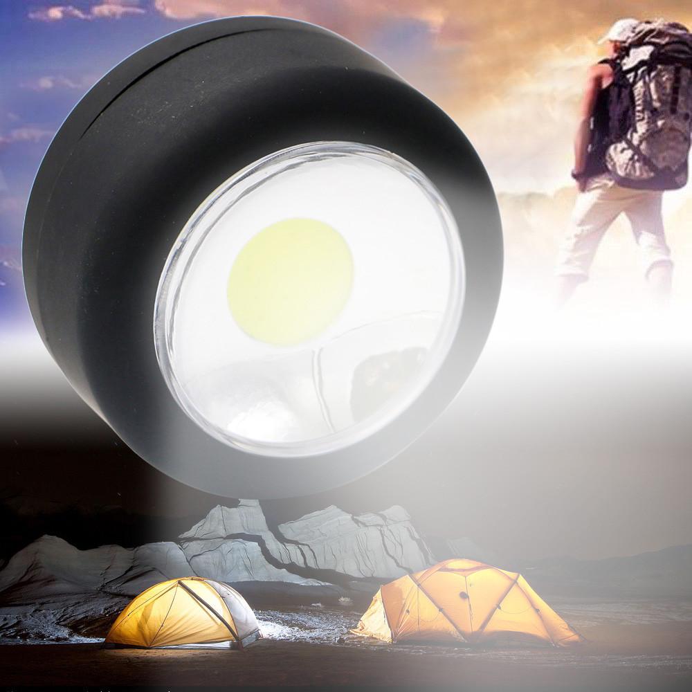 Working Flashlight Camping Lamp Magnetic Hiking COB LED Light Folding ...