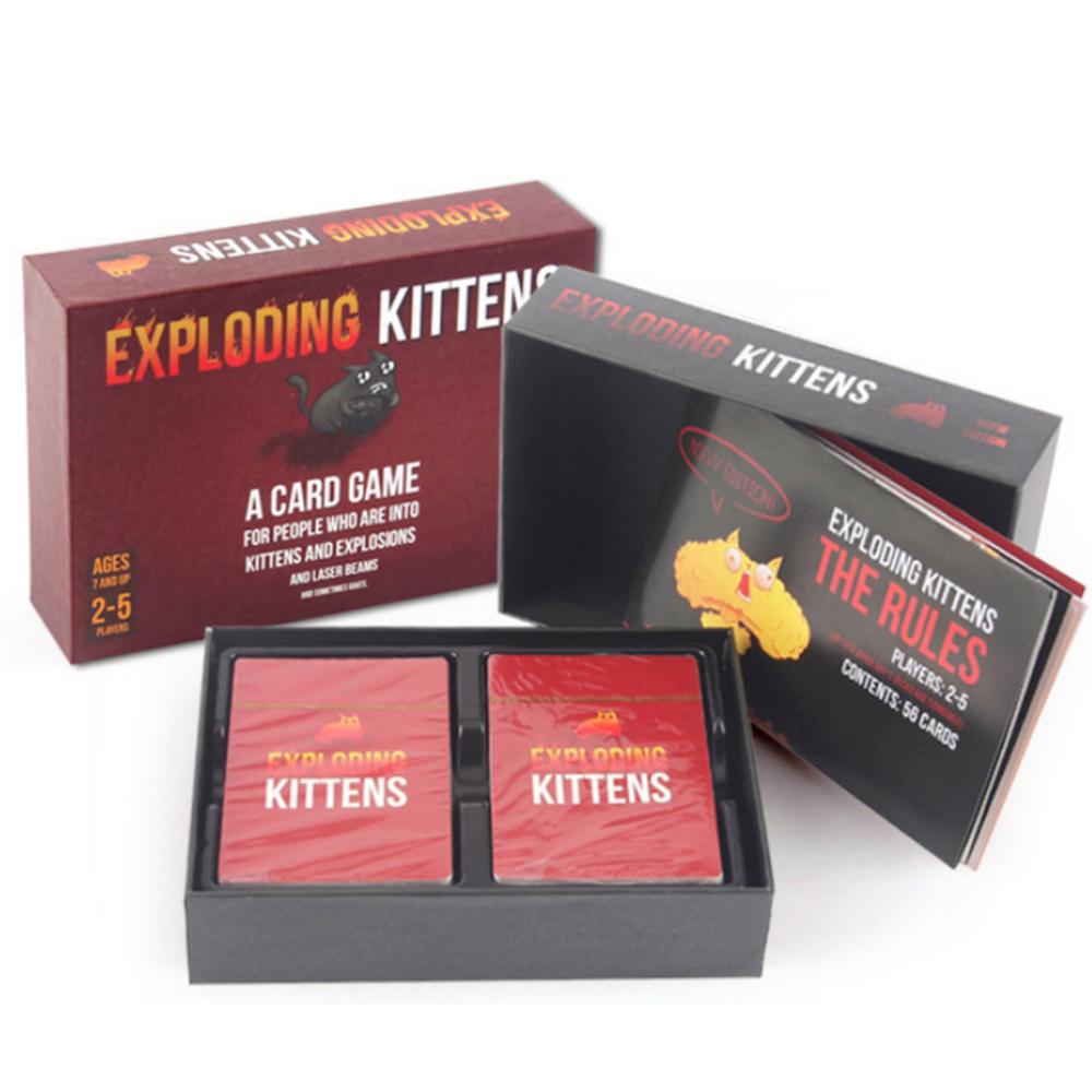 Buy Board Game Card Exploding Kitten Card Game Adult Leisure Party ...