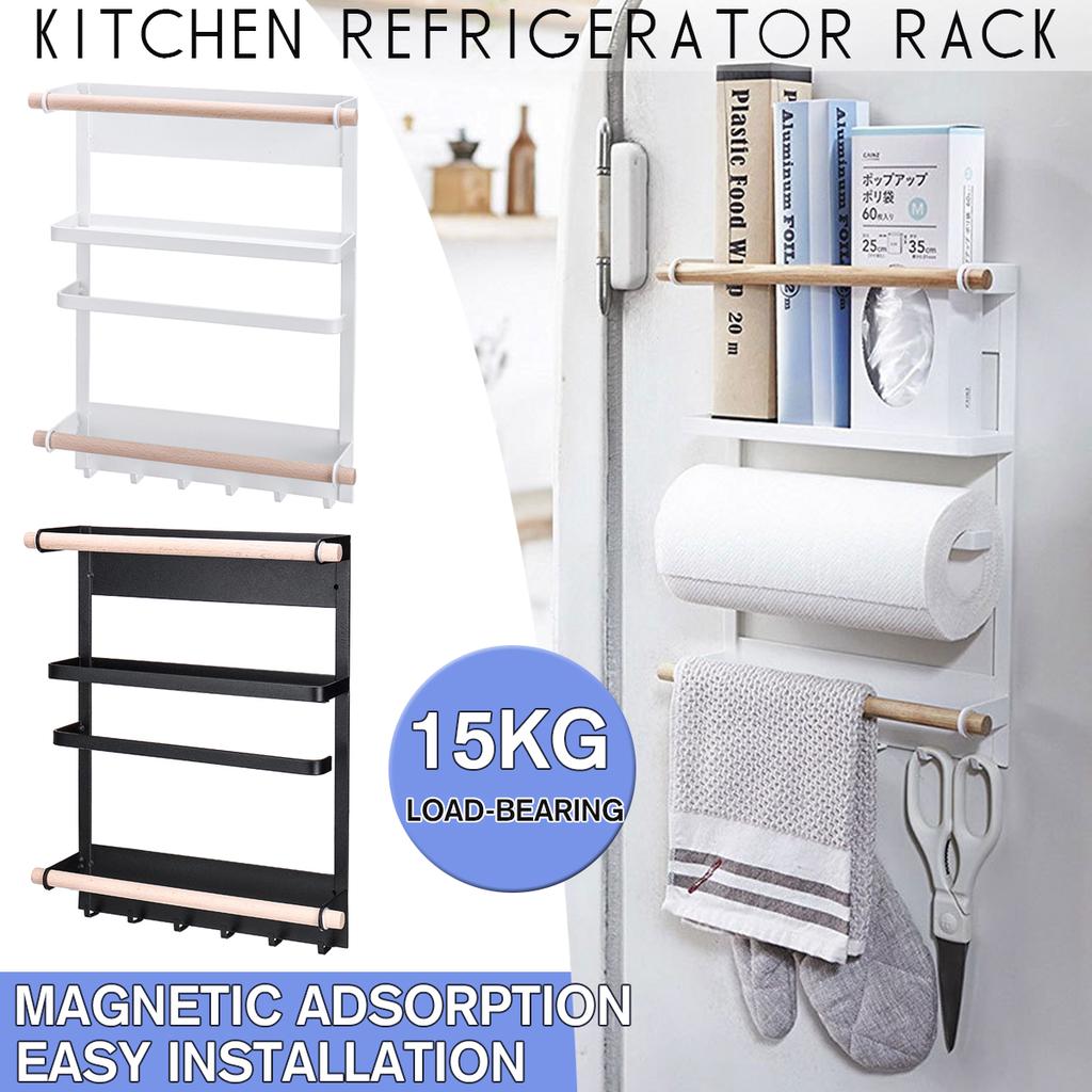 Buy Multi-Layer Refrigerator Shelf Fridge Side Rack Sidewall Holder ...