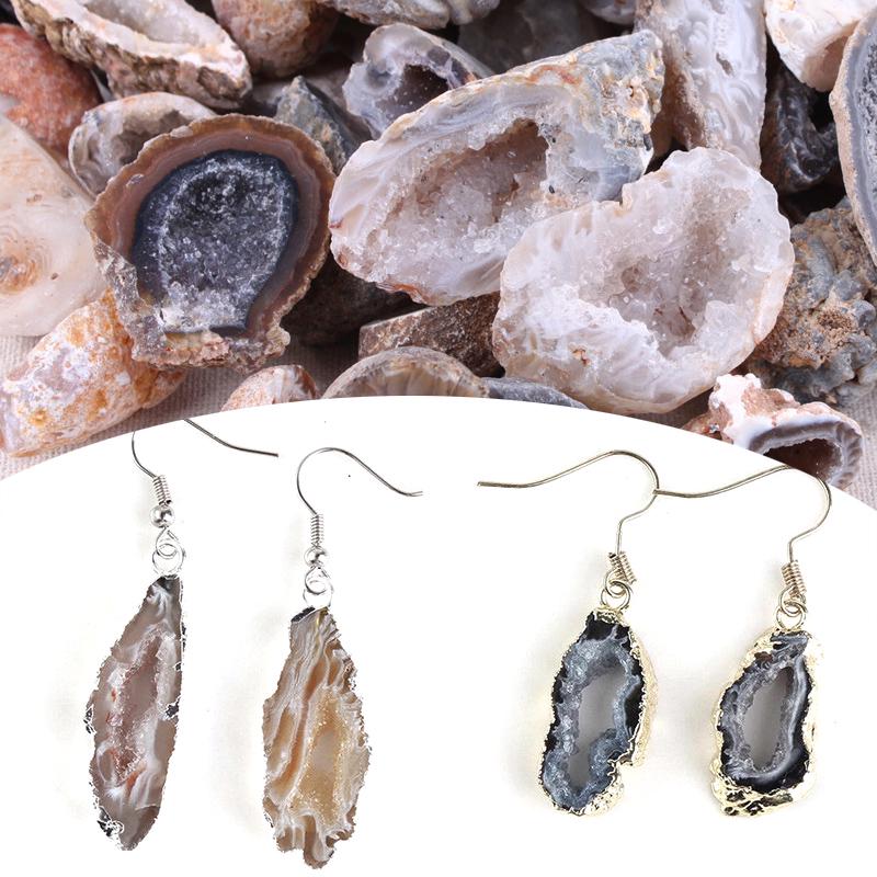 Buy Agate Geodes Collection Raw Stones Slice Natural Crystals Halves ...