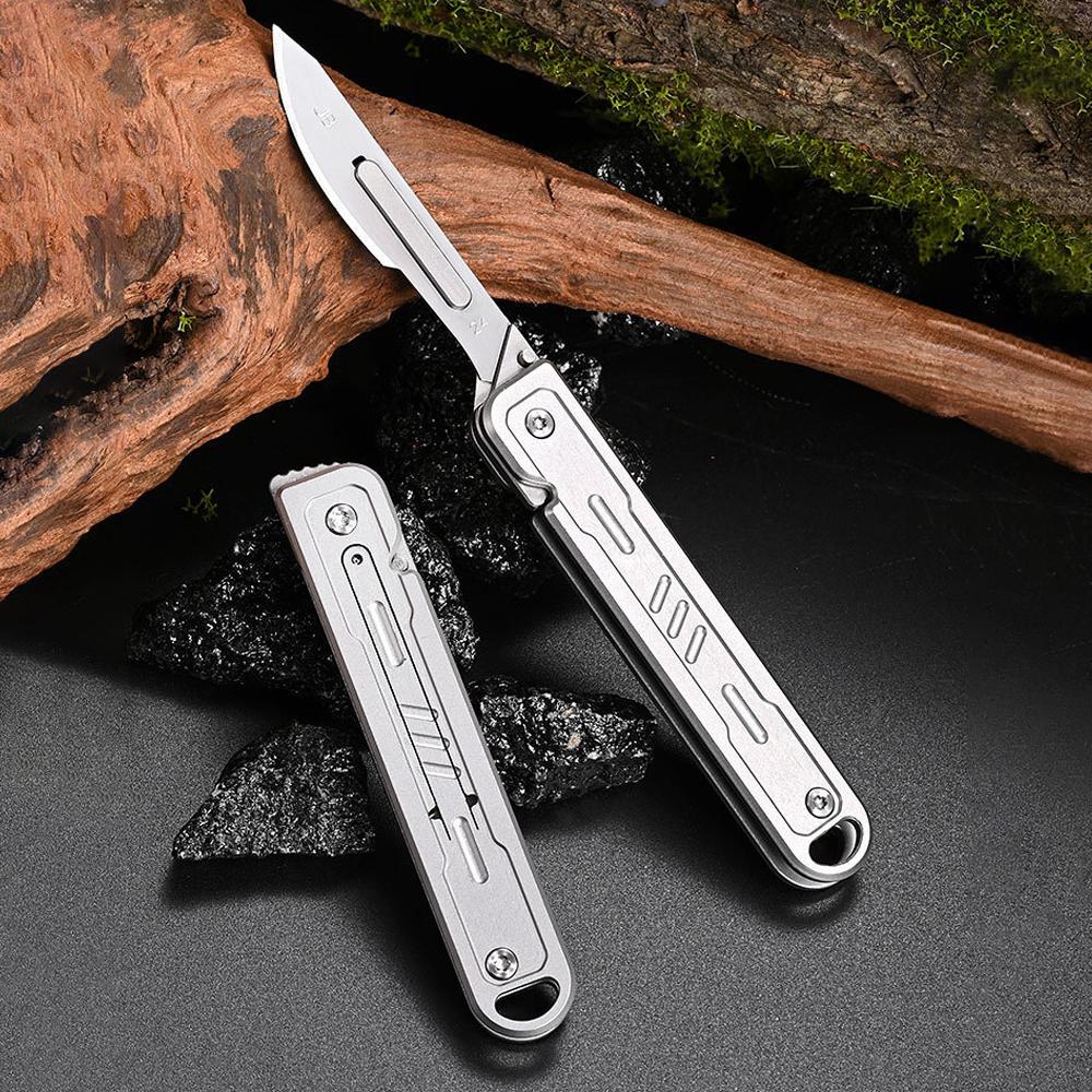 Buy Small Keychain Knife Mini Folding Pocket Knife With 10pcs ...