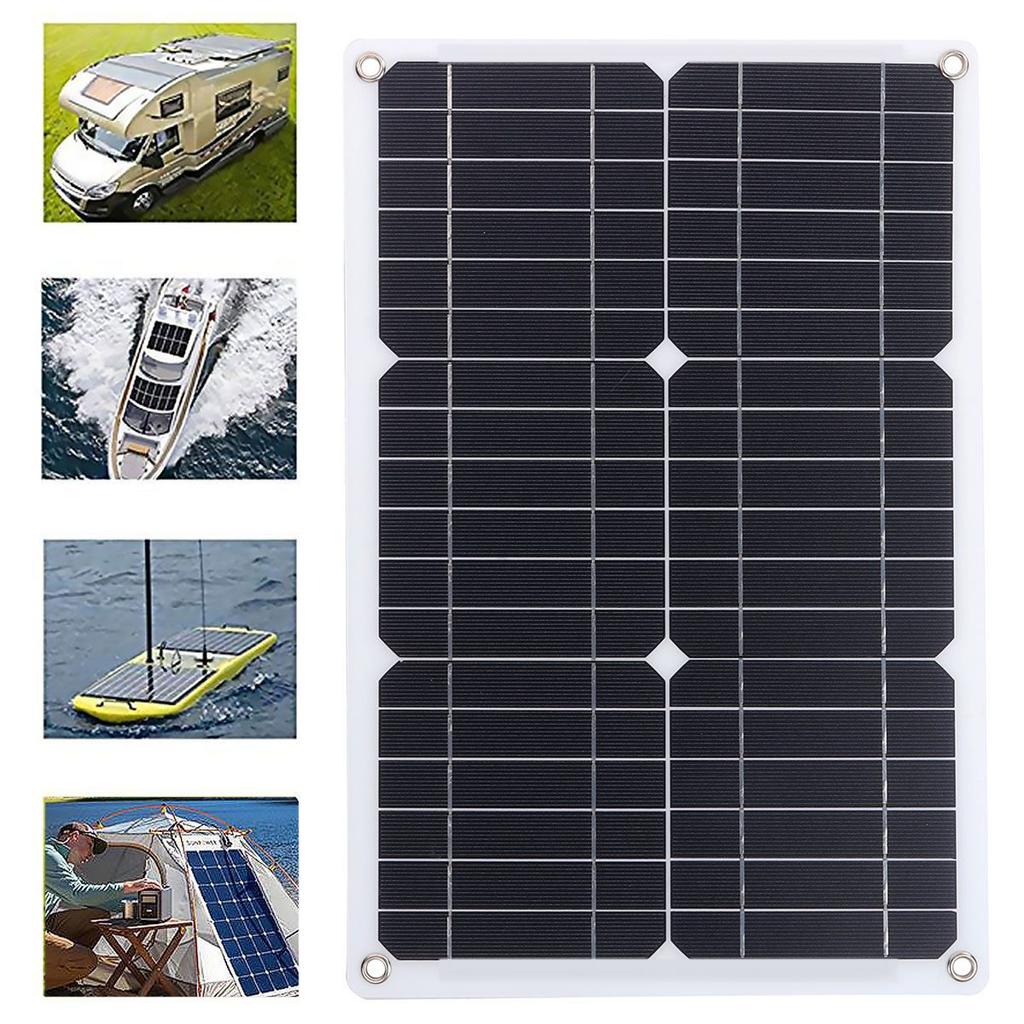 Buy Solar Panel Power Inverter 300W DC 12V to AC 220V/110V Dual USB ...