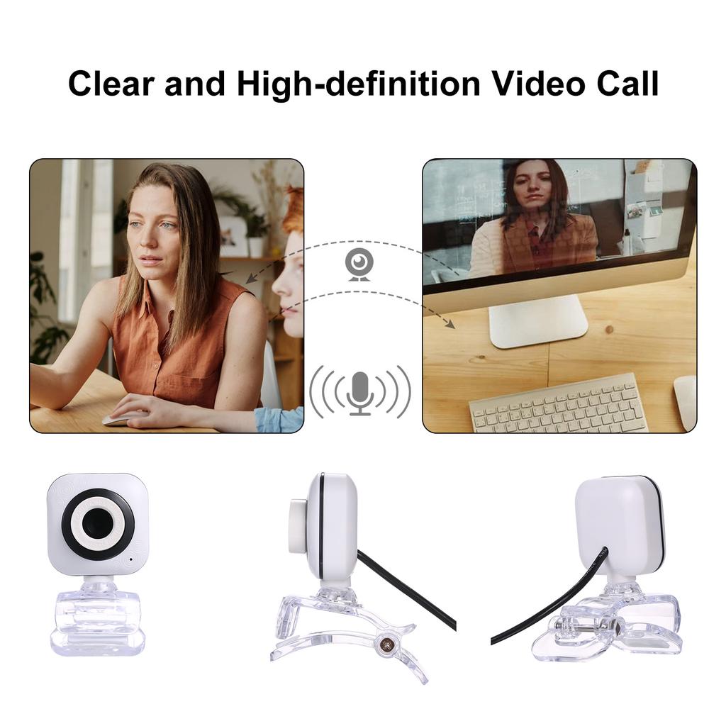 Buy 0.3 Megapixels High-definition Web Camera Clip-on USB Webcam for PC ...