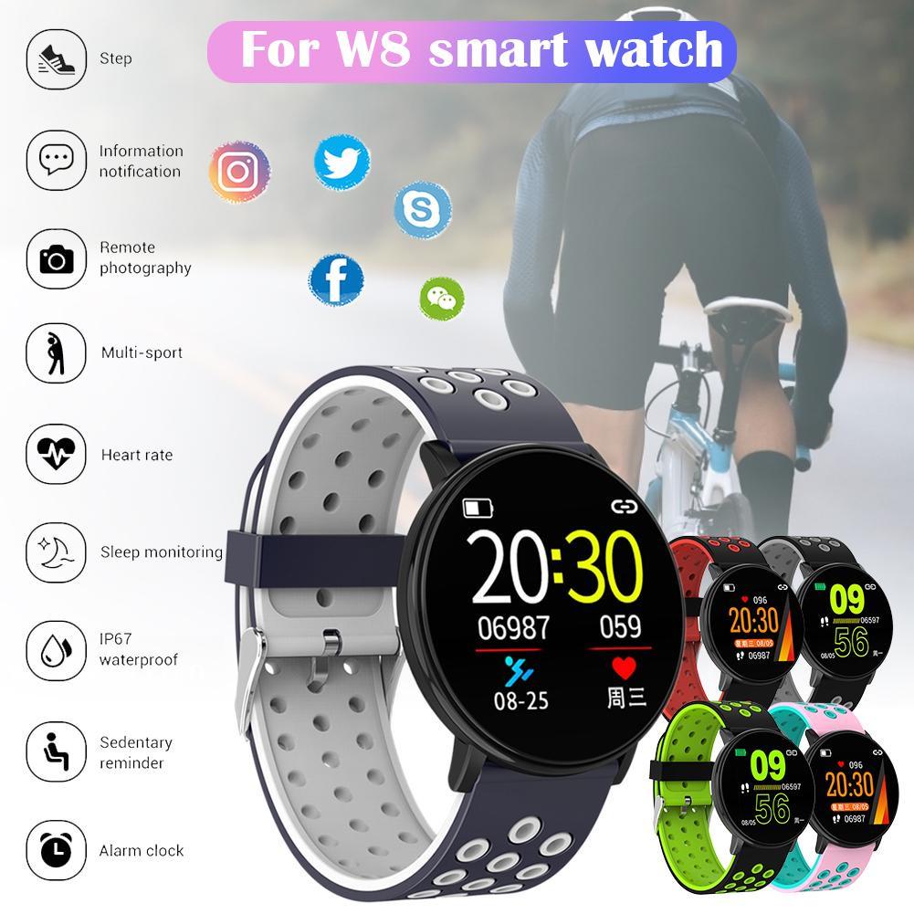 Buy IP67 Waterproof Sport Wristwatch Heart Rate Sleep Monitor Pedometer ...