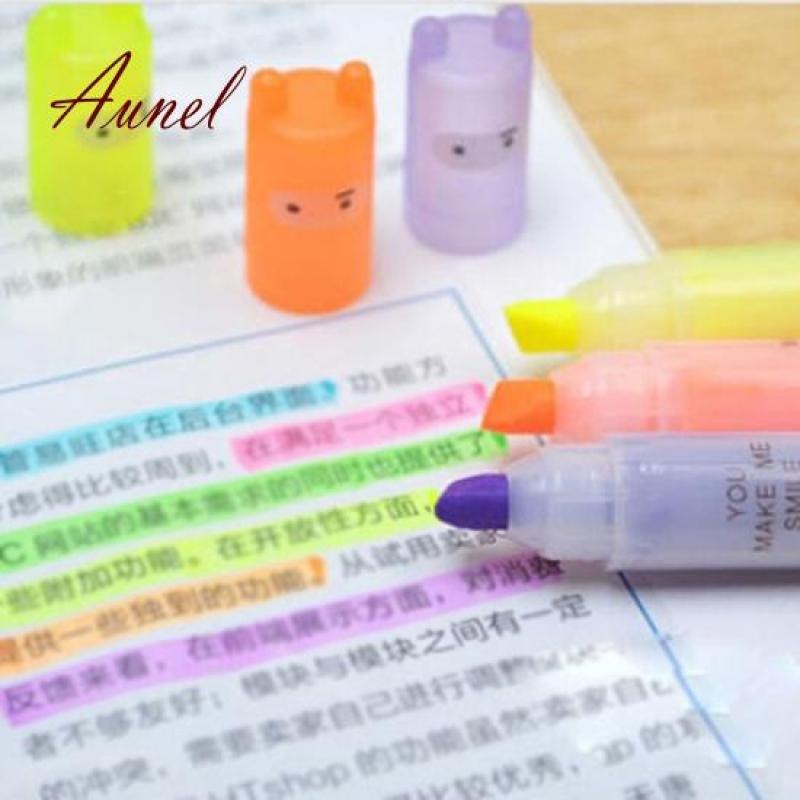 Buy Smart 6Pcs Mini 6 Colors Fluorescence Highlighters Marker Pens ...
