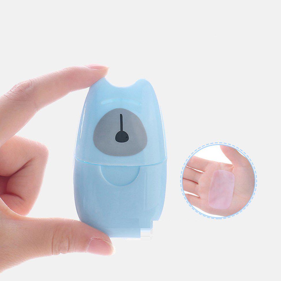 Travel Disposable Boxed Soap Paper Portable Hand Washing Box Mini Soap ...