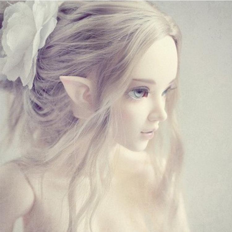 Lateks peri Elf kulakları Cosplay Aksesuarları LARP Halloween parti ...