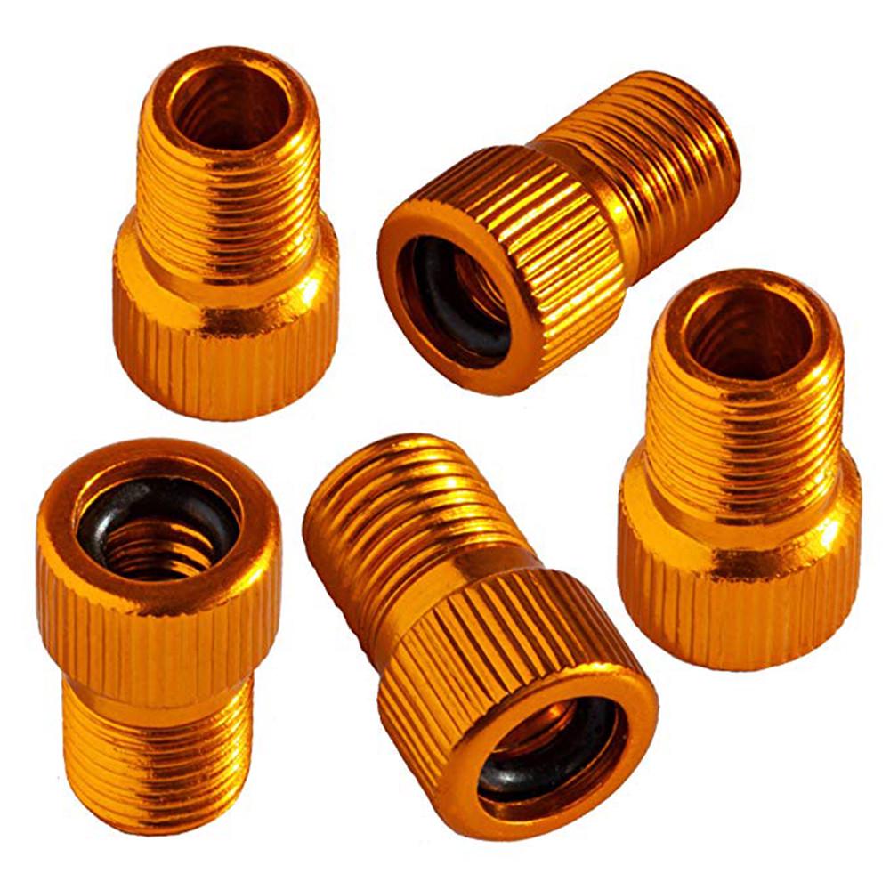 Buy 5PC Aluminum Alloy Valve Adapter Bicycle Road Racing Bike Inner ...