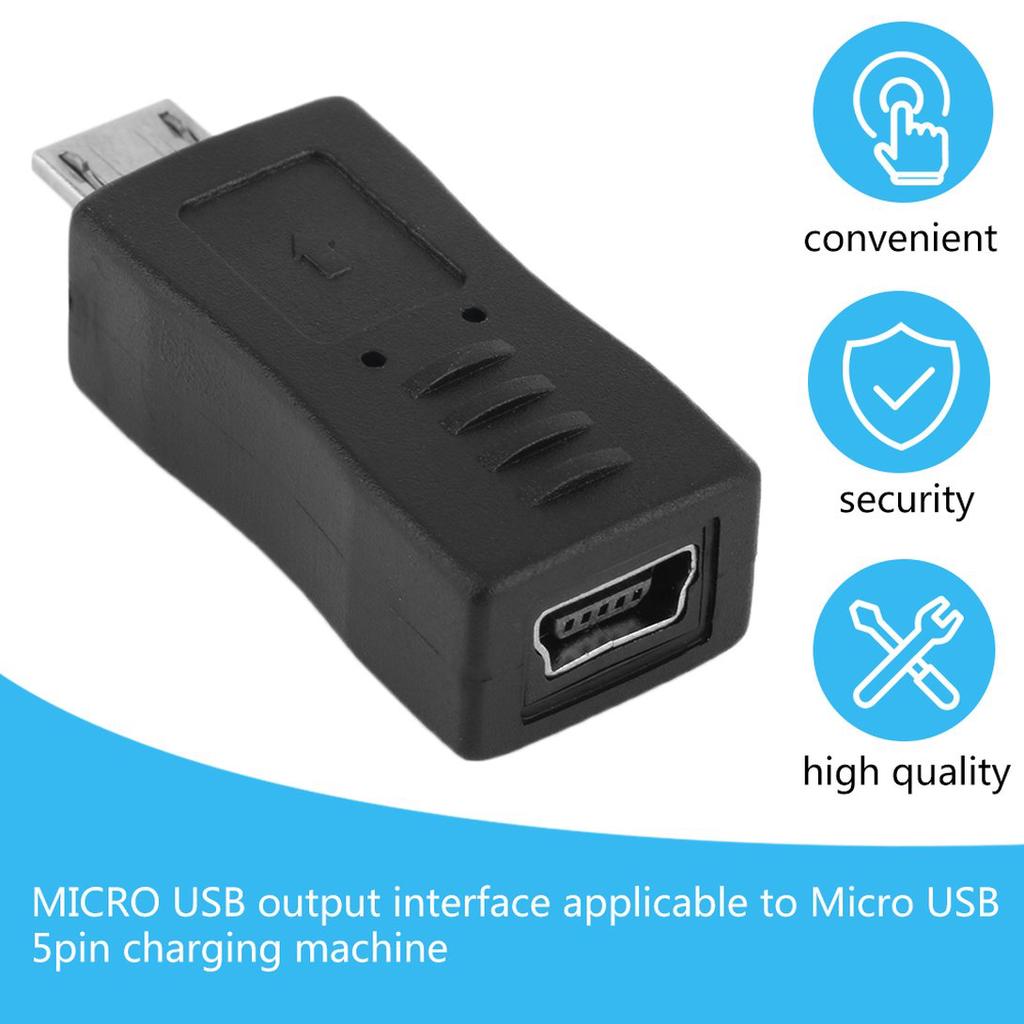 Buy Universal Mini USB Female To Micro USB Male Connector Adapter ...