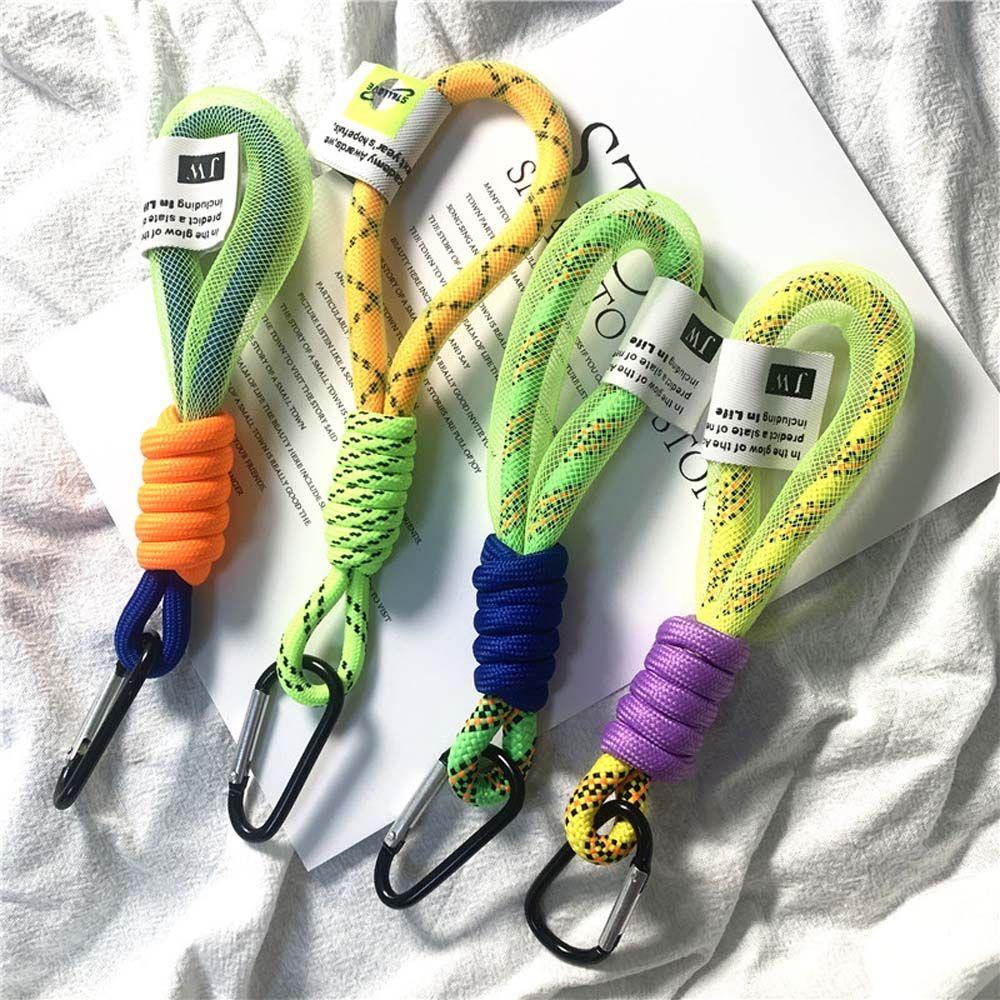 Buy Key Chains Bag Pendant Mesh Lanyard Keychain Phone Hanging Cord ...