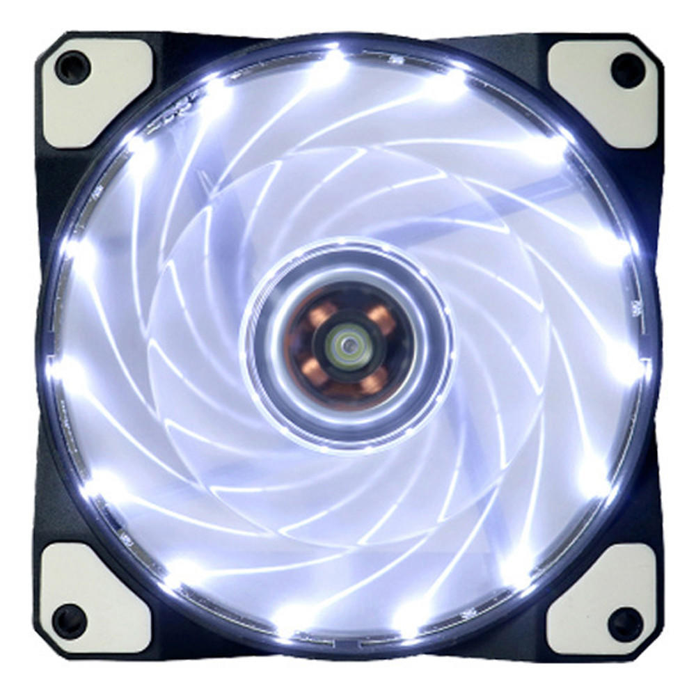 Buy 15 LED Light Quite 120mm DC 12V 4Pin PC Computer Case Cooling Cool ...