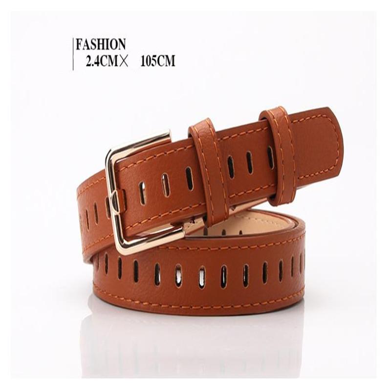 Mode Wide Belt Drilling Jeans Gürtel Weibliches Leder Bund für Jeans ...
