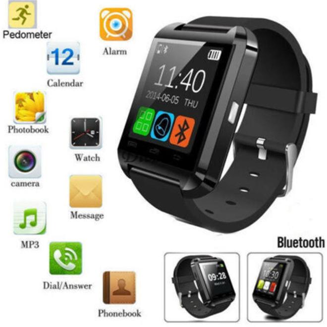 Buy Bluetooth Watch Sport Smartwatch Touch Hands-free Clock Pedometer ...