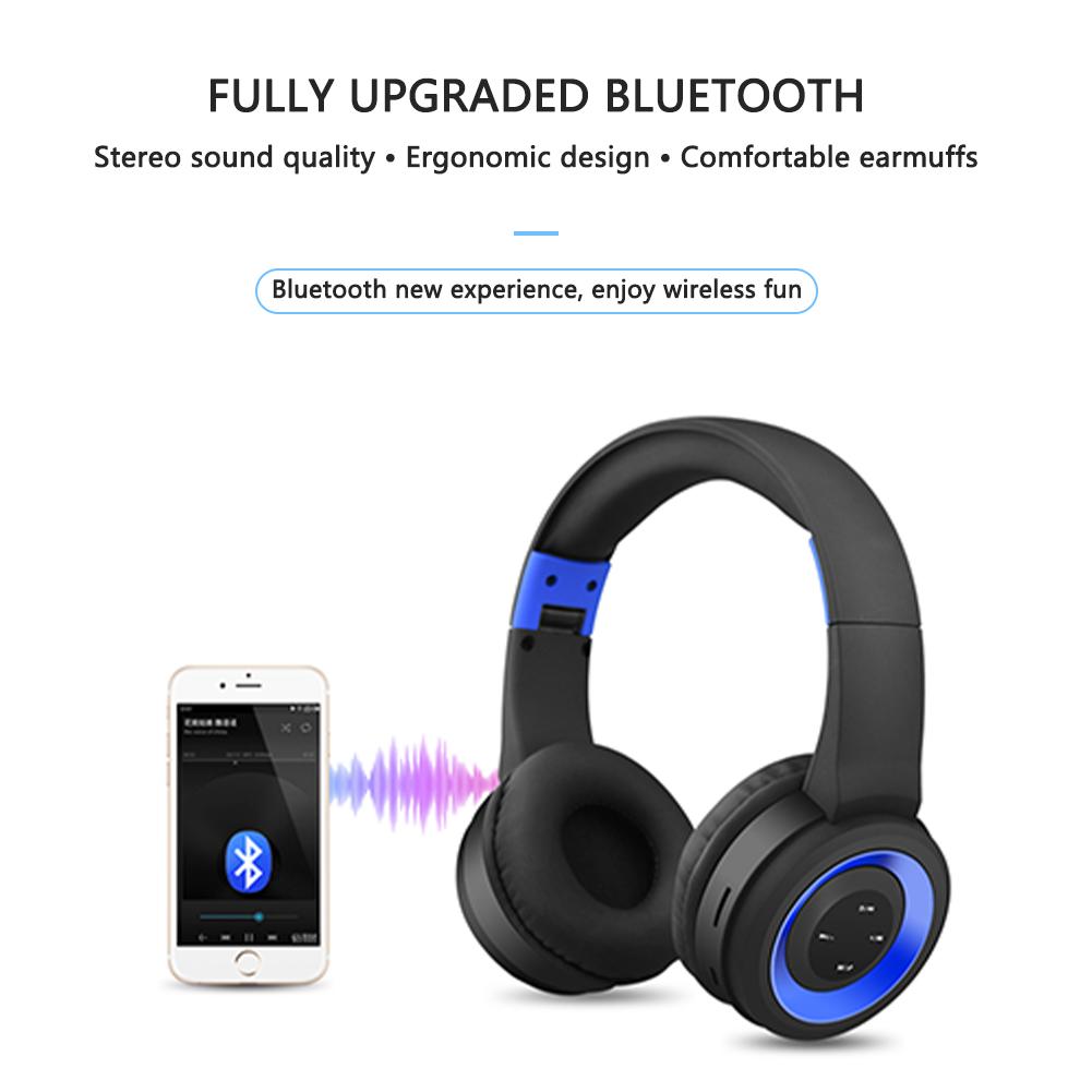 Buy TR905 Buetooth 5.0 Headphones Wireless Foldable Headset Support TF ...