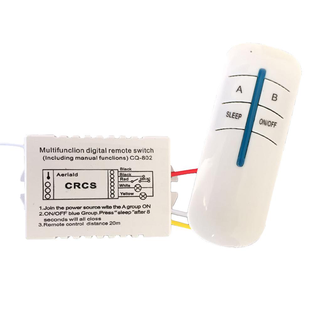 Cheap 220V Wireless Remote Digital Switch Control Ways Two Lamps ...