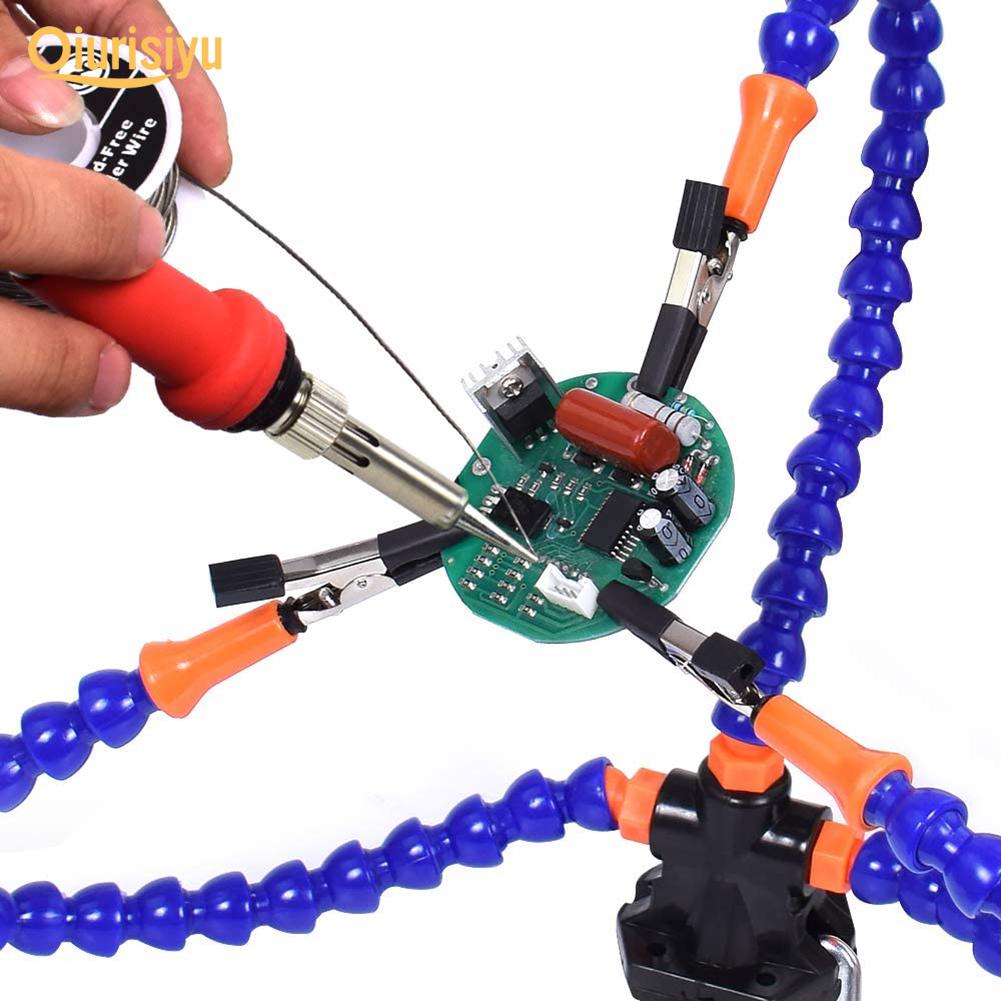 Three-jaw Multifunction Soldering Station Tabletop DIY Welding Clamp ...
