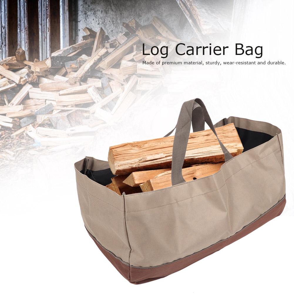 Buy Portable Large Capacity Oxford Cloth Logs Carrier Bag Twigs Branch ...