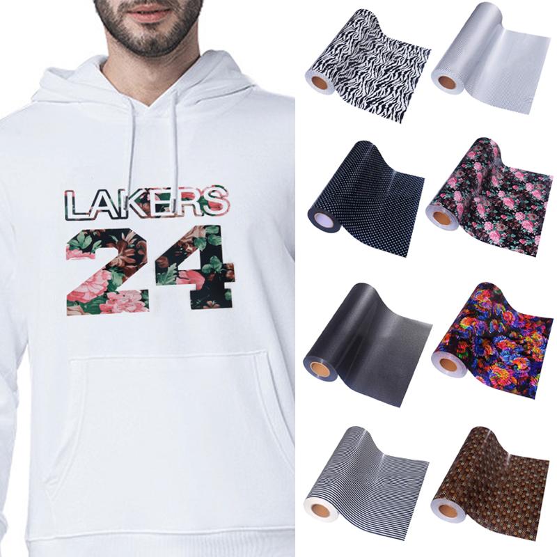 1Roll Ironing Fabric Vinyl Sticker Heat Transfer Vinyl Art Sheet Craft ...