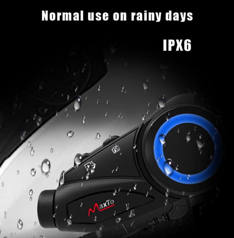 💰Koupit online: Maxto M3 Motorcycle Helmet Intercom BT WIFI Recorer ...