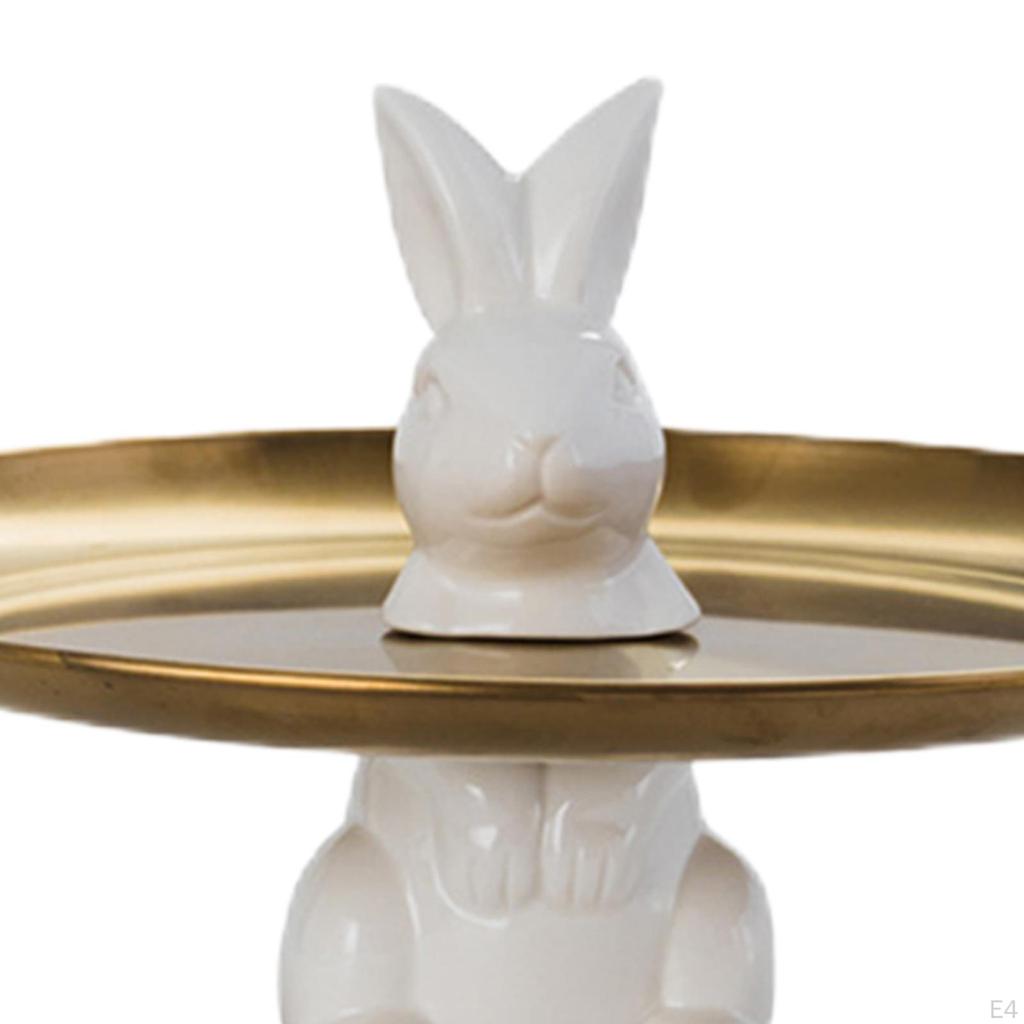 Cheap Rabbit Tray Cute W/ Base Modern Durable Bunny for Fruit Food ...