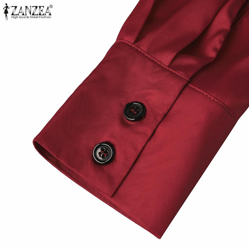 Купити ZANZEA Spring Women Buuton Up однотонні короткі сорочки | Joom