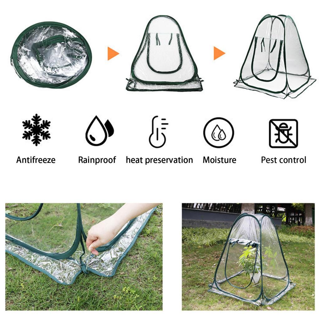 Buy Plant protection cover foldable home gardening greenhouse mini sun ...