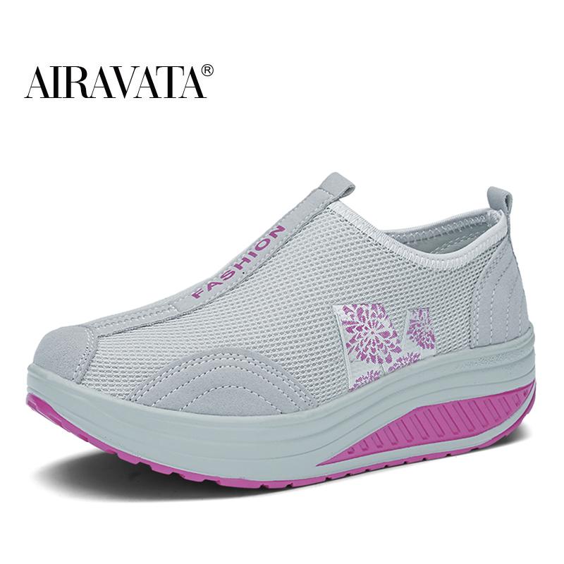 Buy Women Shoes Shake Shoes Casual Mesh Shoes Fitness Sneakers Platform ...